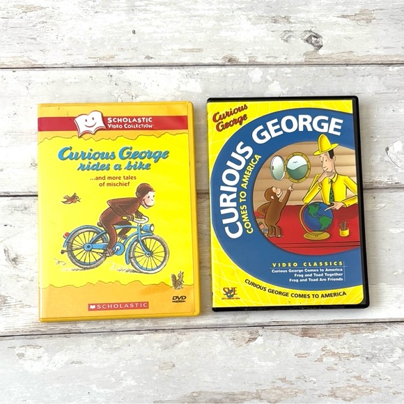 Scholastic | Other | Curious George Dvd Set Bundle Of 2 Scholastic Home ...